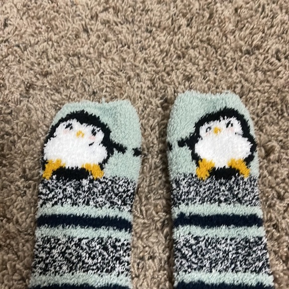Accessories | Fuzzy Penguin Socks | Poshmark